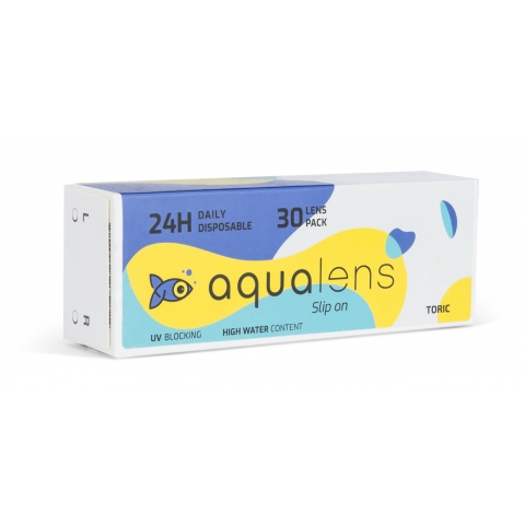 Aqualens 24 H Daily Disposable Toric Contact Lens (30 Lens/Box)