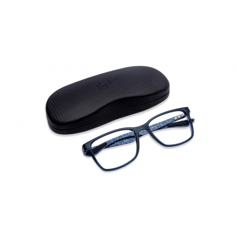 Ray-Ban RX8905 Large (Size-55) Blue Grey Blue 5844 Unisex Eyeglasses at ...