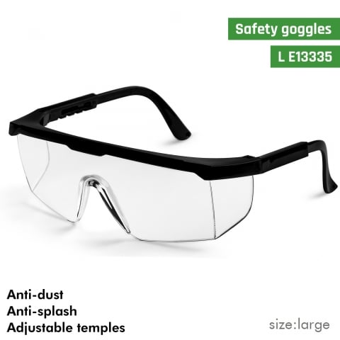 Black Transparent Half Rim Square Large (Size-150) Lenskart Safety ...