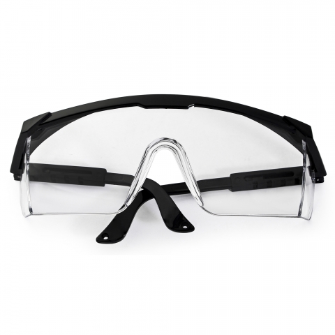 Black Transparent Half Rim Square Large (Size-150) Lenskart Safety ...