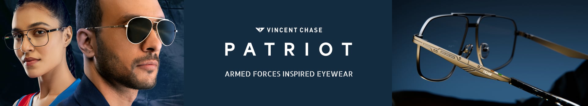 Shop eyewear the Patriot collection by Lenskart