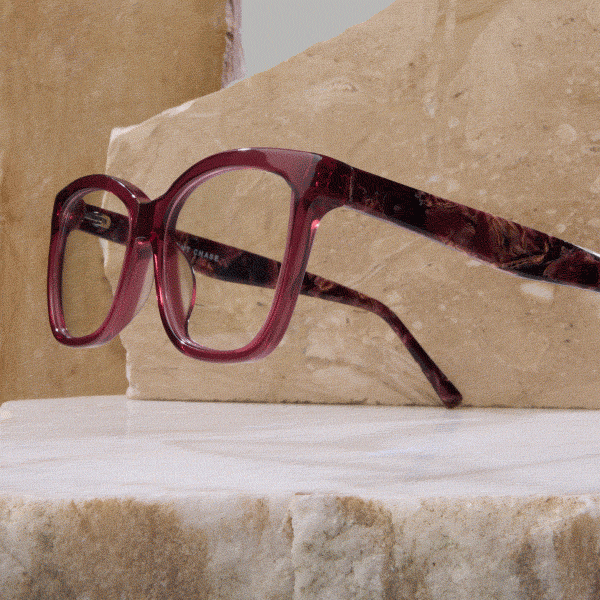 Buy Dark Pink Demi Full Rim Cat Eye Vincent Chase Classic Acetate VC ...