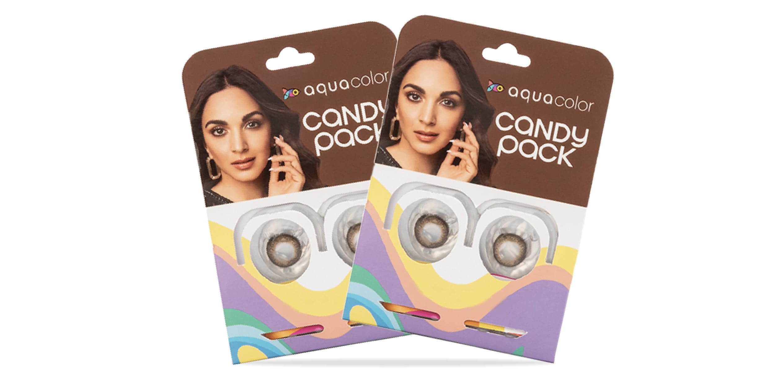 Aquacolor Dusky Brown Candypack Zero Power Dailies