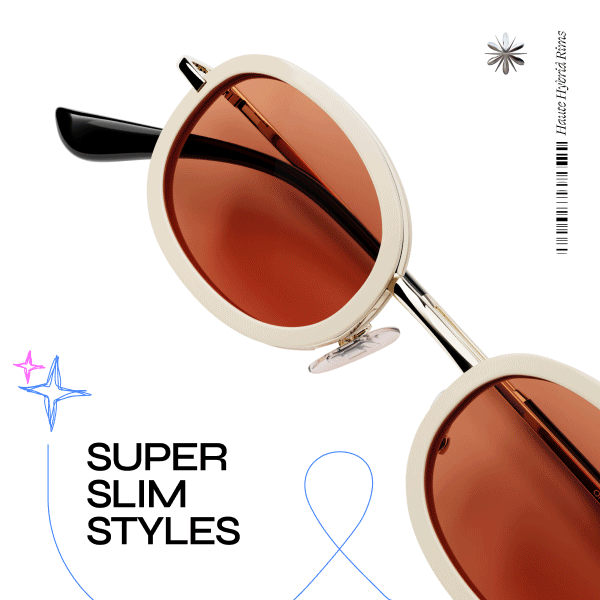 Buy Yellow Black Full Rim Round Vincent Chase K Pop LK S15521-C2 ...