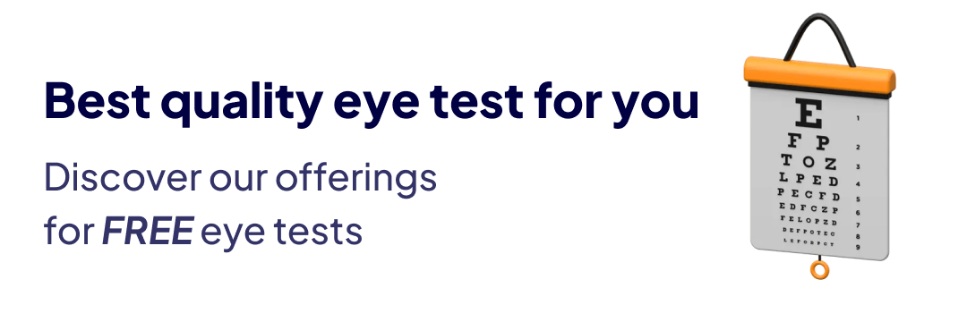 Free Eye test Banner