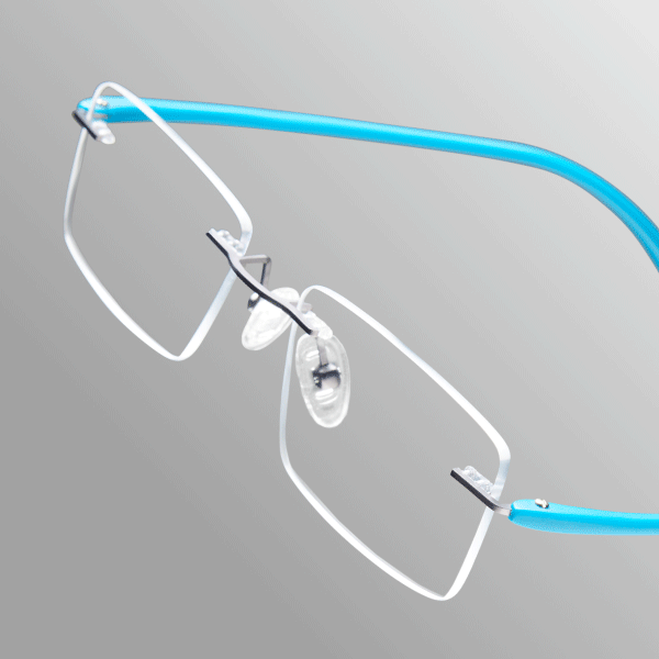 Buy Pink Rimless Rectangle Lenskart Air Essentials LA E15313-C1 ...