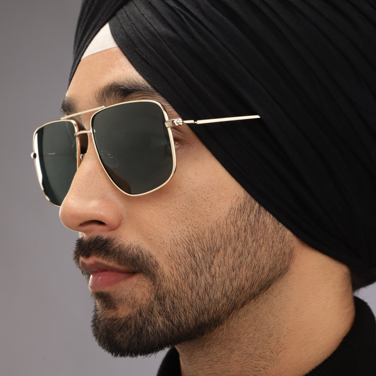 Buy Brown Gold Full Rim Aviator John Jacobs JJ Tints JJ S16387XW C5 ...