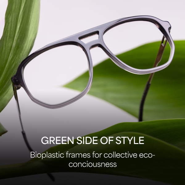 Buy Brown Blue Full Rim Rectangle John Jacobs Eco-Acetate JJ E16621-C1 ...