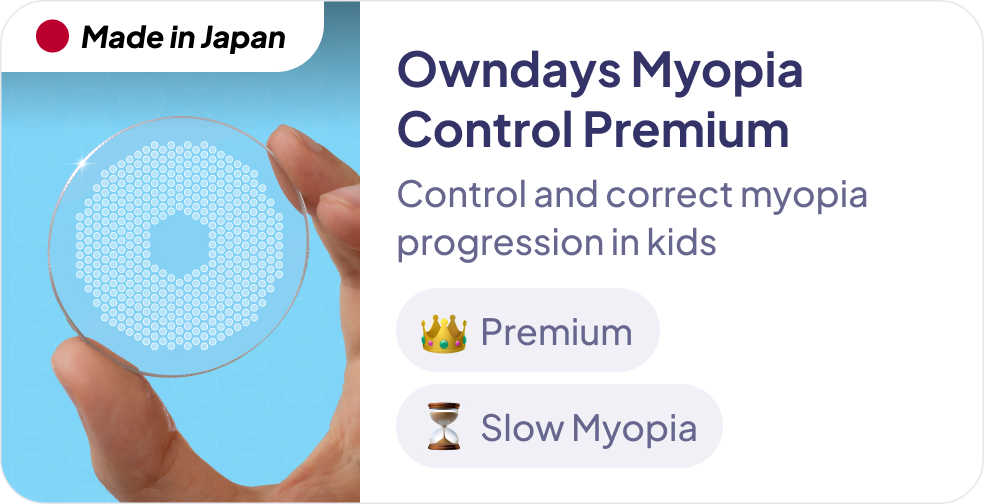 Owndays Myopia Control Premium Lenses