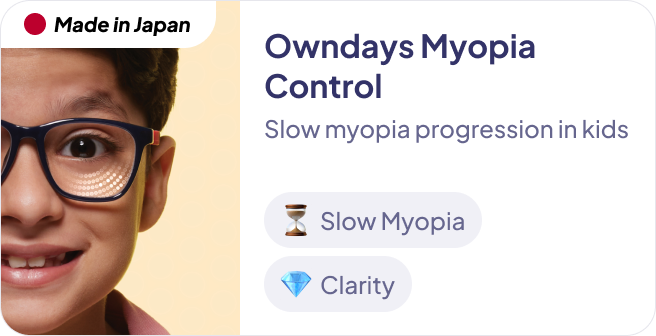 Owndays Myopia Control Lenses