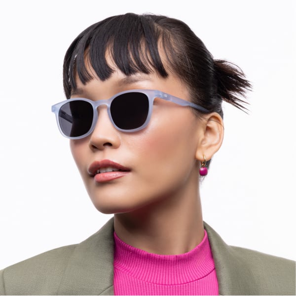 Shop online for Blue Grey Full Rim Wayfarer Lenskart HUSTLR VC S15999 ...