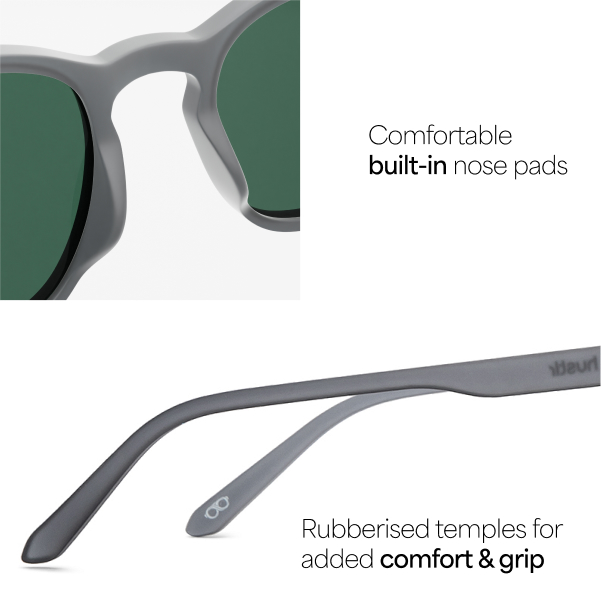 Grey Full Rim Wayfarer Lenskart HUSTLR VC S15999-C5 Sunglasses at ...