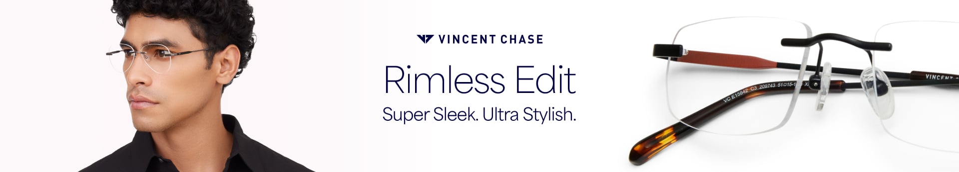 Shop The Rimless Edit by Lenskart?sleek, stylish eyeglasses for men and ...